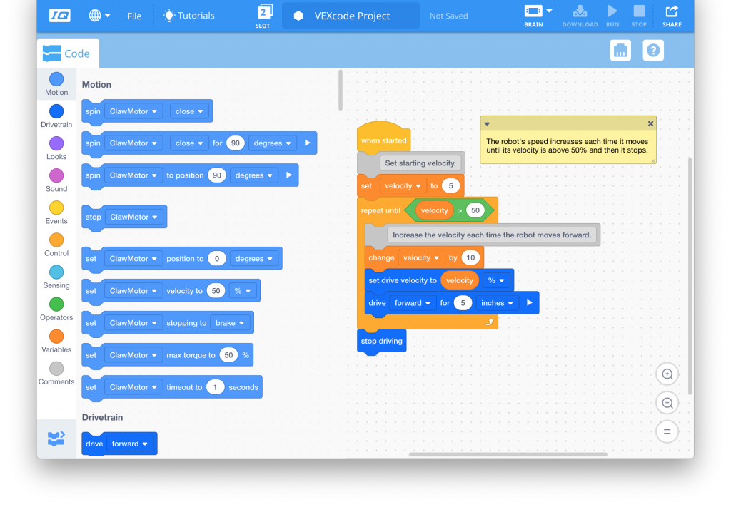 VEX V5 Downloads & Links – Insite Education